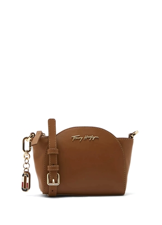 Tommy Hilfiger Kadın Luxe Taba Logolu Deri Omuz Çantası Sarı EU Tommy Hilfiger Kadın Luxe Taba Logolu Deri Omuz Çantası Sarı EU