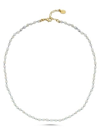 Berrin Özkan Kadın Beyaz İncili Kolye Mavi EU Berrin Özkan Kadın Beyaz İncili Kolye Mavi EU