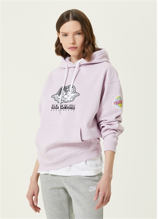 Fiorucci X Napapijri Kadın X Pembe Kapüşonlu Sweatshirt L Eu Fiorucci X Napapijri Kadın X Pembe Kapüşonlu Sweatshirt L Eu