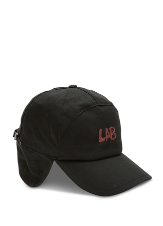 Palzileri Lab Erkek Siyah Logolu Şapka L Eu