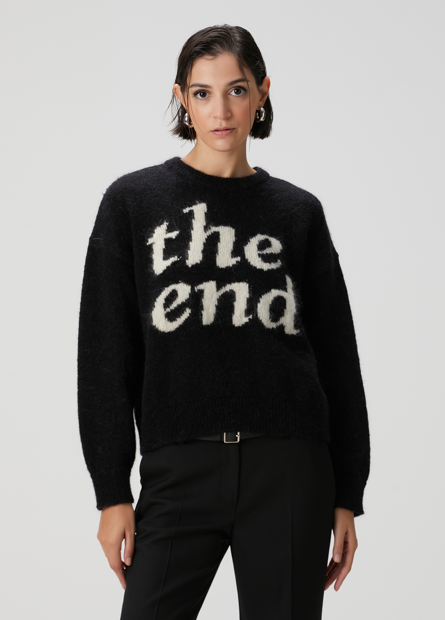 Academia Siyah Kadın Siyah Triko 1814356 | Beymen