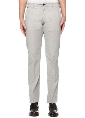 Palzileri Lab Erkek Gri Normal Bel Mikro Desenli Pantolon 58 IT