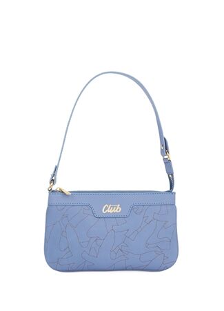 Beymen Club Kadın Monogram Mavi Kuş Desenli Omuz Çantası Eu Beymen Club Kadın Monogram Mavi Kuş Desenli Omuz Çantası Eu