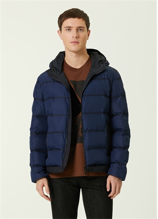 Z Zegna Erkek Use The Existing Lacivert Kapüşonlu Puff Mont L IT Z Zegna Erkek Use The Existing Lacivert Kapüşonlu Puff Mont L IT