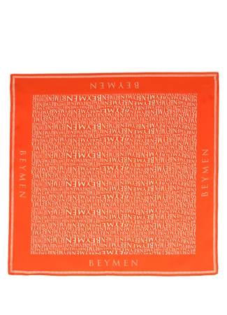 Beymen Kadın Kırmızı Mikro Logolu 70x70 İpek Eşarp EU Beymen Kadın Kırmızı Mikro Logolu 70x70 İpek Eşarp EU