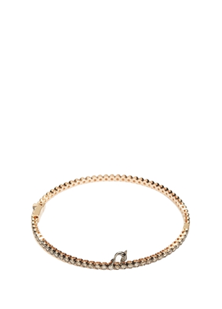 Urart Kadın Su Yolu Pırlantalı Yunuslu Altın Rengi Bilezik EU