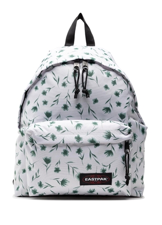 Eastpak Kadın Padded Pakr Beyaz Çiçekli Sırt Çantası EU Eastpak Kadın Padded Pakr Beyaz Çiçekli Sırt Çantası EU
