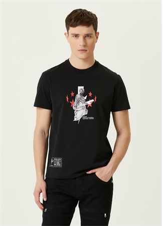 Neil Barrett Erkek TSHIRT Siyah S EU Neil Barrett Erkek TSHIRT Siyah S EU