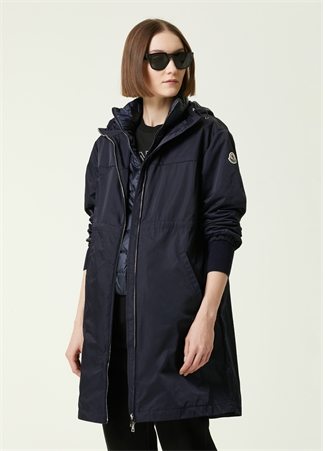Moncler Kadın Milliau Lacivert Kapüşonlu Parka 0 US Moncler Kadın Milliau Lacivert Kapüşonlu Parka 0 US