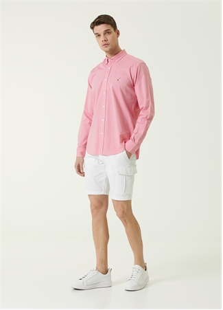 Beymen Club Erkek Beyaz Normal Bel Logolu Kargo Şort 48