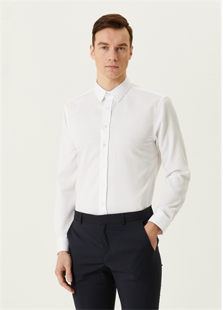 Network Erkek Slim Fit Beyaz Gömlek 38 EU Network Erkek Slim Fit Beyaz Gömlek 38 EU