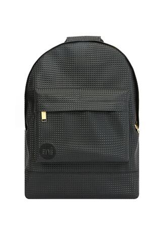 Mi-Pac Erkek Siyah Dokulu Logo Detaylı Sırt Çantası EU