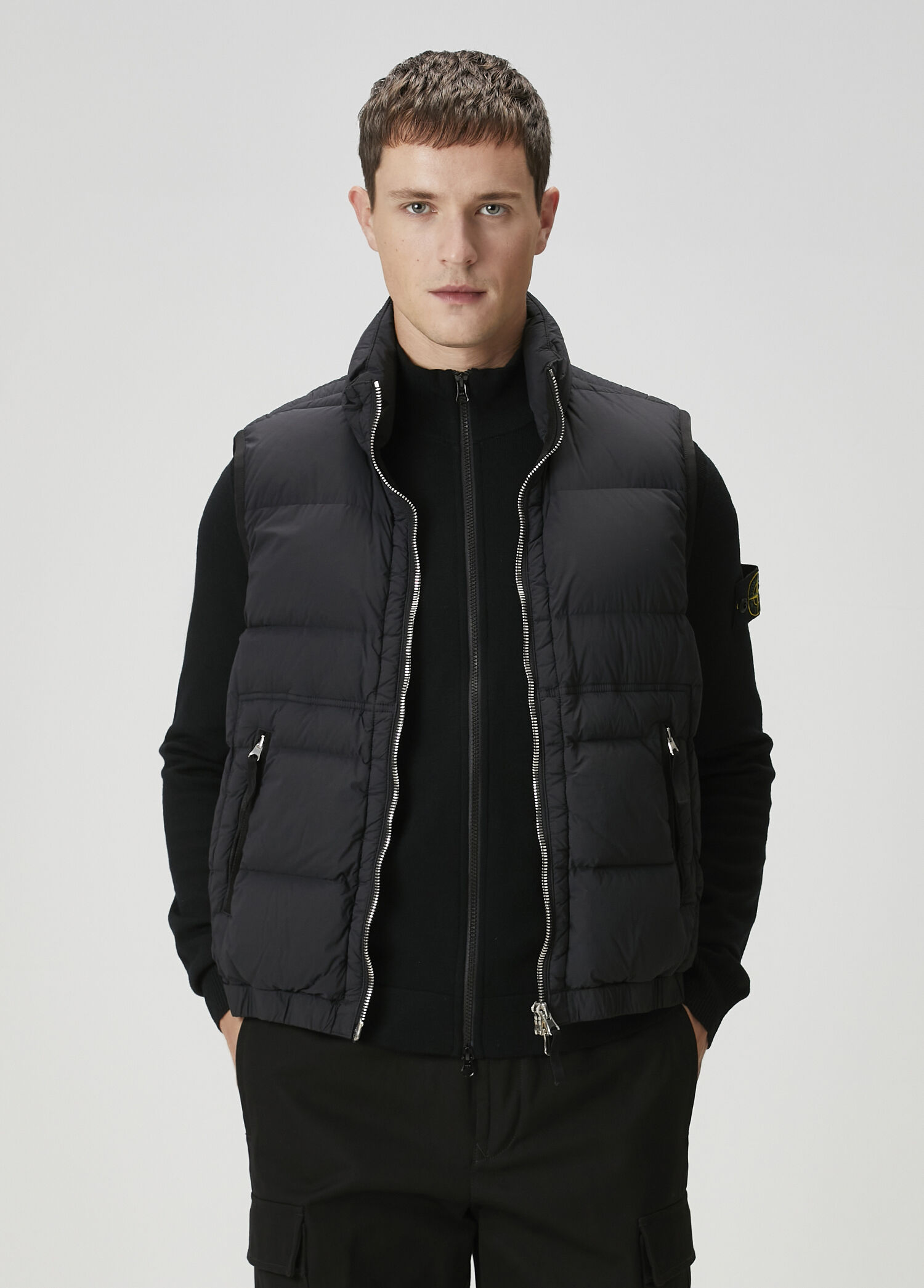 Stone Island - Siyah Yelek - Siyah