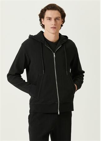 Theory Erkek Siyah Kapüşonlu Waffle Dokulu Sweatshirt S Eu Theory Erkek Siyah Kapüşonlu Waffle Dokulu Sweatshirt S Eu