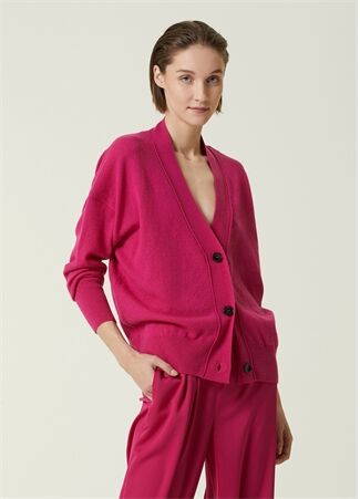 Beymen Collection Kadın Şeftali Yün Triko Hırka Pembe S