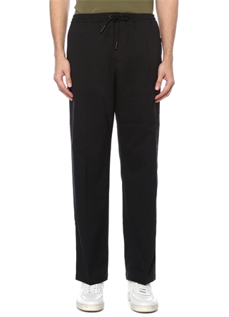 Marcelo Burlon Erkek Siyah Beli Kordonlu Boru Paça Pantolon S EU Marcelo Burlon Erkek Siyah Beli Kordonlu Boru Paça Pantolon S EU