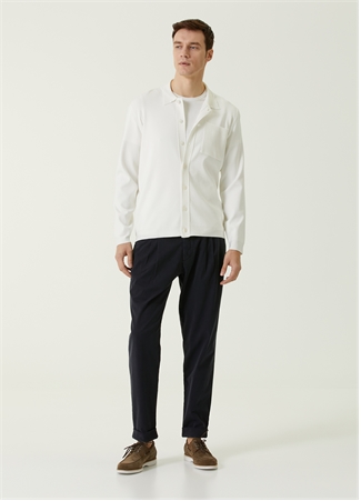Beymen Collection Erkek Lacivert Normal Bel Çift Pilili Spor Pantolon 60 IT Beymen Collection Erkek Lacivert Normal Bel Çift Pilili Spor Pantolon 60 IT