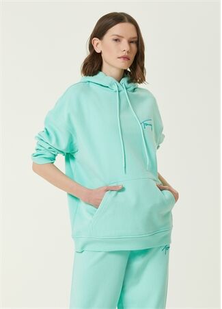 Tommy Jeans Kadın Sweatshirt Yeşil L Eu