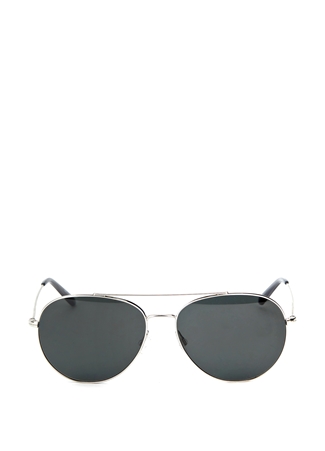 Oliver Peoples Silver Pilot Stil Güneş Gözlüğü Gri 58 EU Oliver Peoples Silver Pilot Stil Güneş Gözlüğü Gri 58 EU