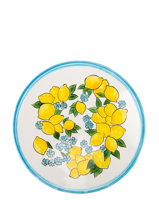 Feeling Good Inside Çini Limon Desenli Çukur Kase Sarı Feeling Good Inside Çini Limon Desenli Çukur Kase Sarı