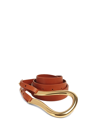 Bottega Veneta Kadın Taba Toka Detaylı Deri Kemer Kırmızı S EU Bottega Veneta Kadın Taba Toka Detaylı Deri Kemer Kırmızı S EU