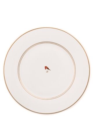 Pip Studio Love Bird Beyaz Porselen Yemek Tabağı