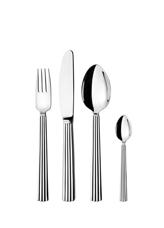 Georg Jensen Bernadotte 16 Parça Çatal Bıçak Takımı Gri Georg Jensen Bernadotte 16 Parça Çatal Bıçak Takımı Gri