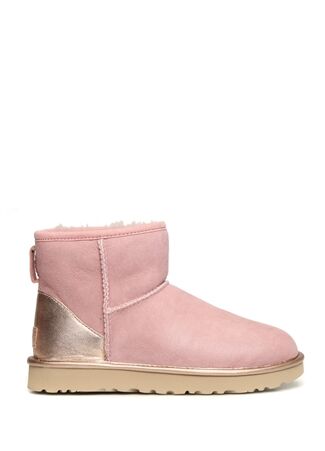 Ugg Kadın Classic Mini Shine Pembe Nubuk Bot 37 EU