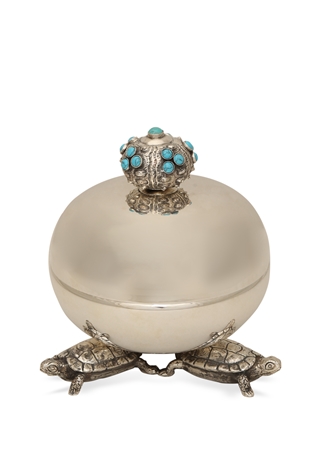 Serdar Gülgün Kapak Detaylı Dekoratif Kase Çok Renkli