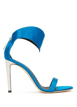 Giuseppe Zanotti Kadın Mavi Deri Sandalet 36 EU Giuseppe Zanotti Kadın Mavi Deri Sandalet 36 EU