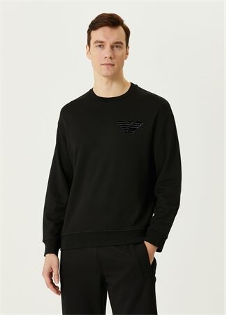Emporio Armani Erkek SWEATSHIRT Siyah L EU