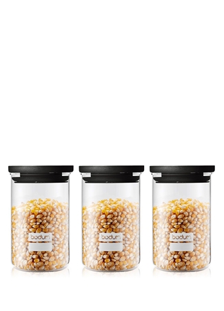 Bodum Saklama Kabı Seti 3 X 0,6 Lt Siyah Bodum Saklama Kabı Seti 3 X 0,6 Lt Siyah