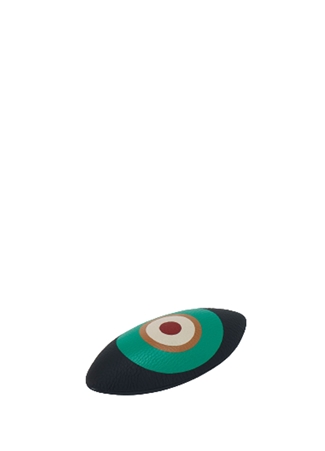 Madame Malachite Evil Eye Talisman Floater Deri Kağıt Ağırlığı Siyah Madame Malachite Evil Eye Talisman Floater Deri Kağıt Ağırlığı Siyah