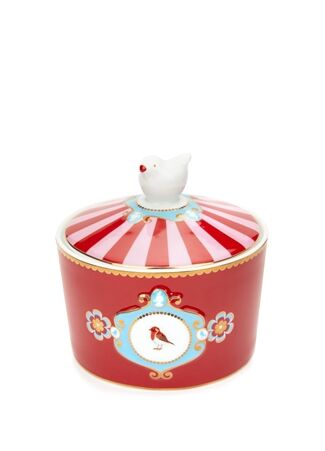 Pip Studio Love Bird Kırmızı Porselen Şekerlik Pip Studio Love Bird Kırmızı Porselen Şekerlik
