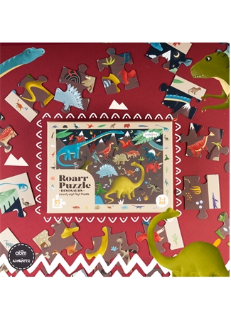 Kidmosfer Çocuk Ara Bul Dinazorlar 35 Parça Puzzle EU Kidmosfer Çocuk Ara Bul Dinazorlar 35 Parça Puzzle EU