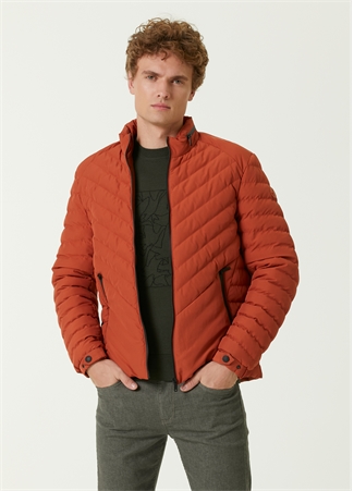 Beymen Club Erkek Essential Turuncu Kapüşonlu Puff Mont S Beymen Club Erkek Essential Turuncu Kapüşonlu Puff Mont S