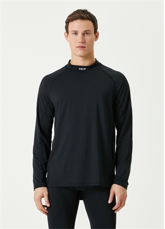 Cdlp Erkek Siyah Yakası Logolu Uzun Kollu T-shirt S EU Cdlp Erkek Siyah Yakası Logolu Uzun Kollu T-shirt S EU