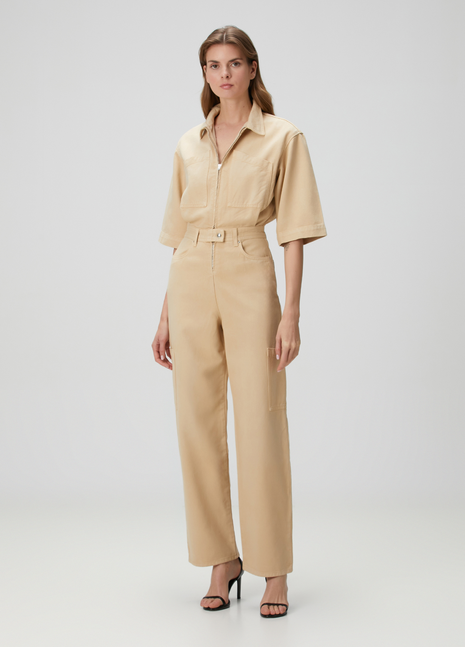 IRO Kamel Kadın Straight Cut Camel Tulum 1708993 | Beymen