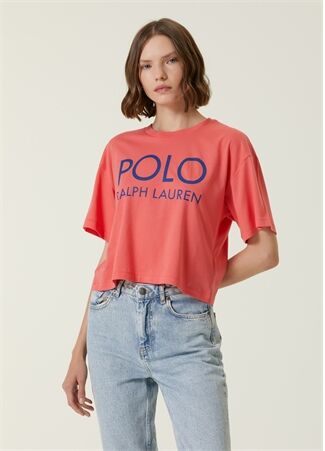 Polo Ralph Lauren Kadın Kırmızı Bisiklet Yaka Logolu T-shirt S EU