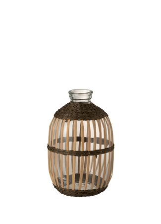 Room Diaries Kahverengi Hasır Dokulu Uzun Vazo Room Diaries Kahverengi Hasır Dokulu Uzun Vazo