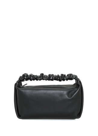 Alexander Wang Kadın Scrunchie Drape Detaylı Deri El Çantası Siyah EU