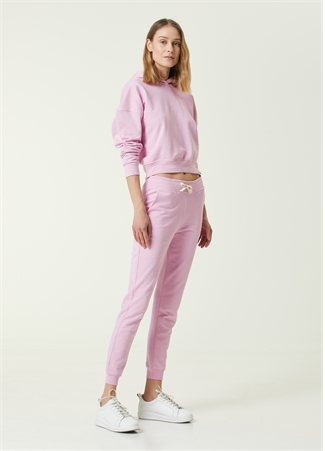 SimpleQloth Kadın Pembe Dar Paça Eşofman Altı XS EU SimpleQloth Kadın Pembe Dar Paça Eşofman Altı XS EU