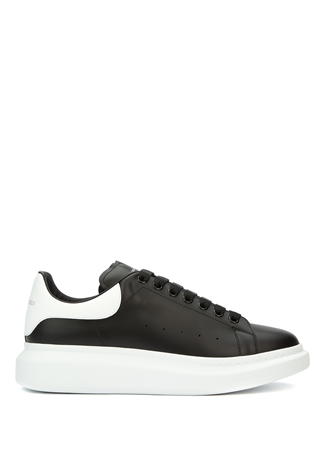 Alexander McQueen Erkek Oversize Siyah Beyaz Logolu Deri Sneaker 39 EU Alexander McQueen Erkek Oversize Siyah Beyaz Logolu Deri Sneaker 39 EU