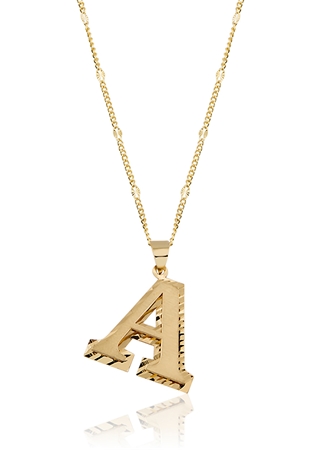 Iris + Ivy Kadın Initial A Harfi Formlu Altın Rengi Kolye EU