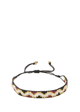 Beadberry Kadın Colorblocked Boncuklu Bileklik EU