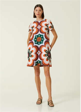 La Doublej Kadın Swing Çiçekli Mini İpek Elbise S EU La Doublej Kadın Swing Çiçekli Mini İpek Elbise S EU