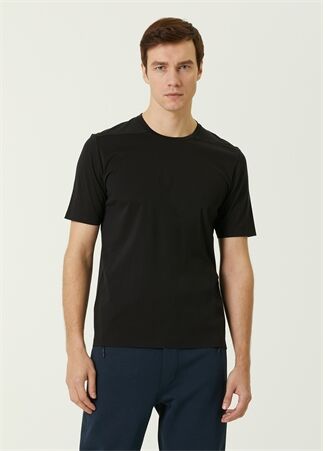 Isaora Erkek Perfect Siyah Logolu T-shirt S EU