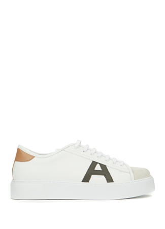 Academia Erkek Beyaz Logo Detaylı Deri Sneaker 39 Academia Erkek Beyaz Logo Detaylı Deri Sneaker 39