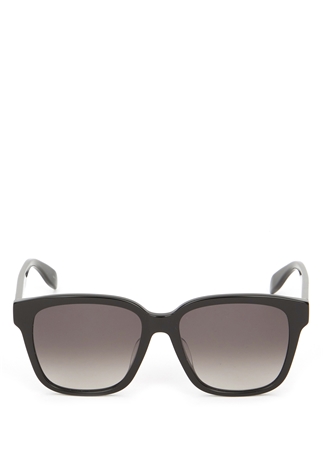 Alexander McQueen Kadın Siyah Kare Formlu Güneş Gözlüğü EU Alexander McQueen Kadın Siyah Kare Formlu Güneş Gözlüğü EU