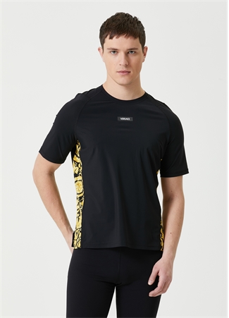 Versace Erkek Siyah Logolu Basic T-shirt L EU Versace Erkek Siyah Logolu Basic T-shirt L EU